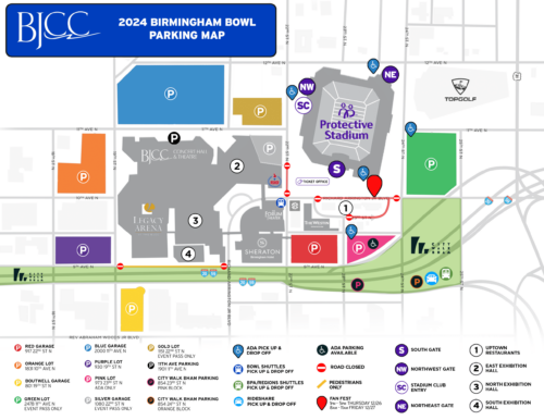Directions and Parking - Protective Stadium
